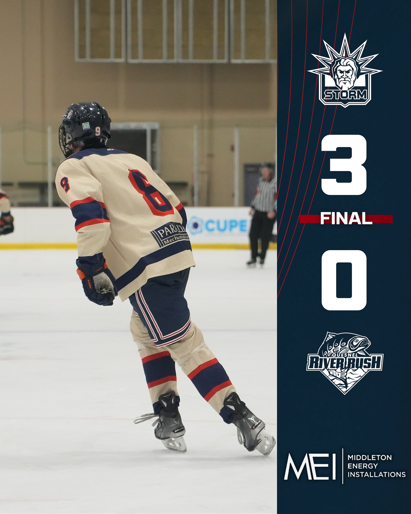 Storm Solid in Road Win in Quesnel | Kamloops Storm